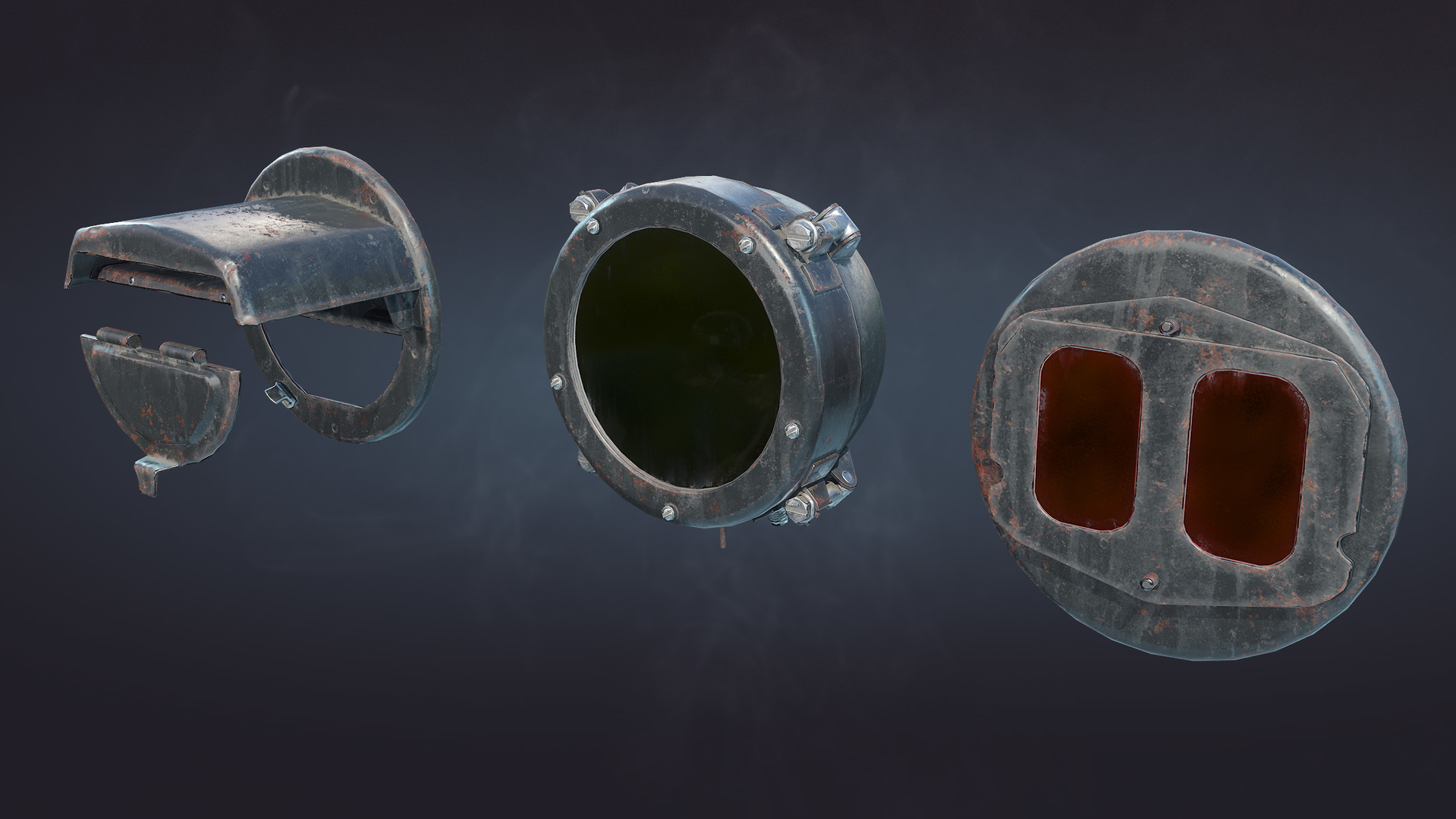 Ready headlight tank fg-127 3D model - TurboSquid 1620028