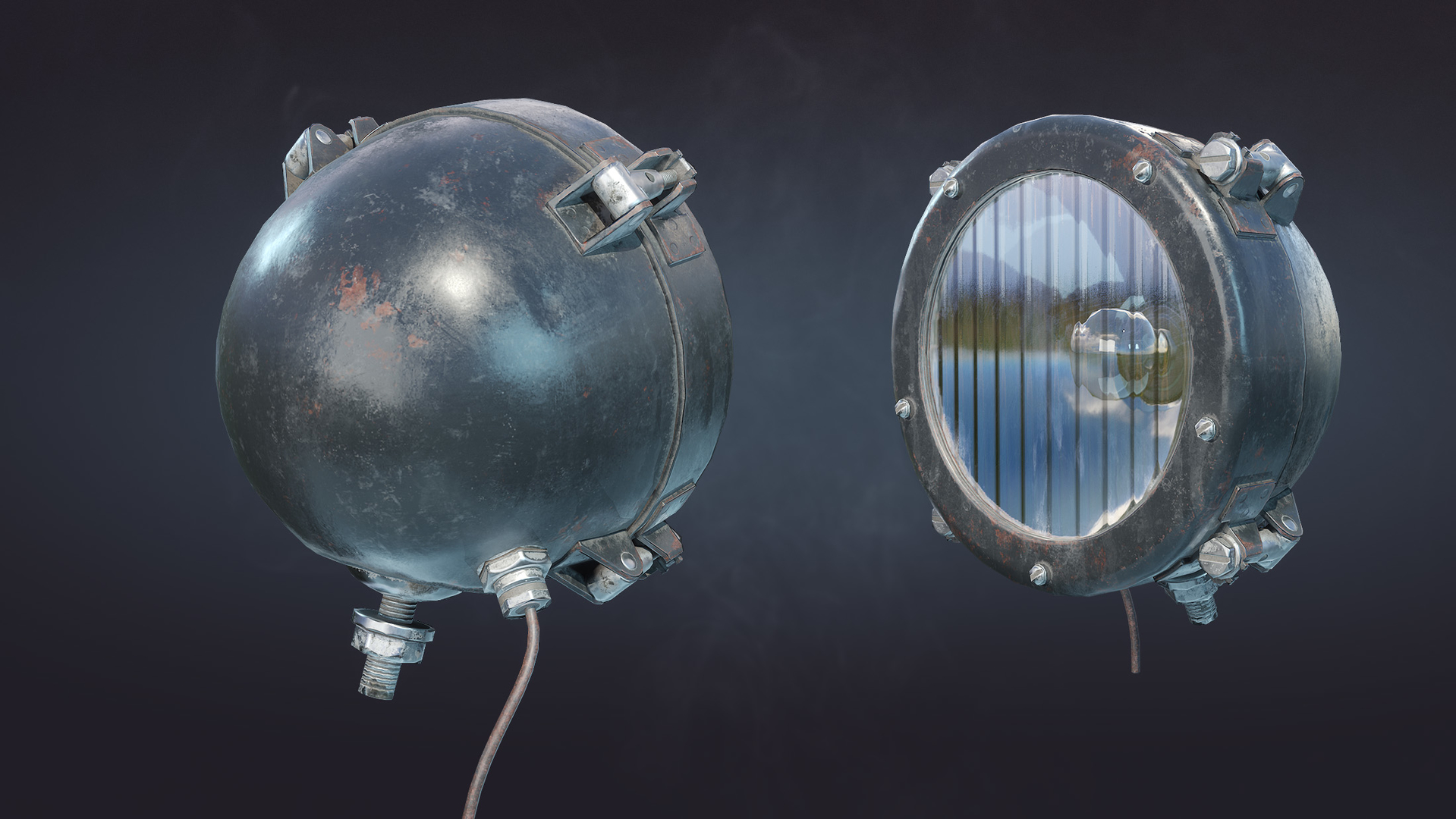 Ready headlight tank fg-127 3D model - TurboSquid 1620028