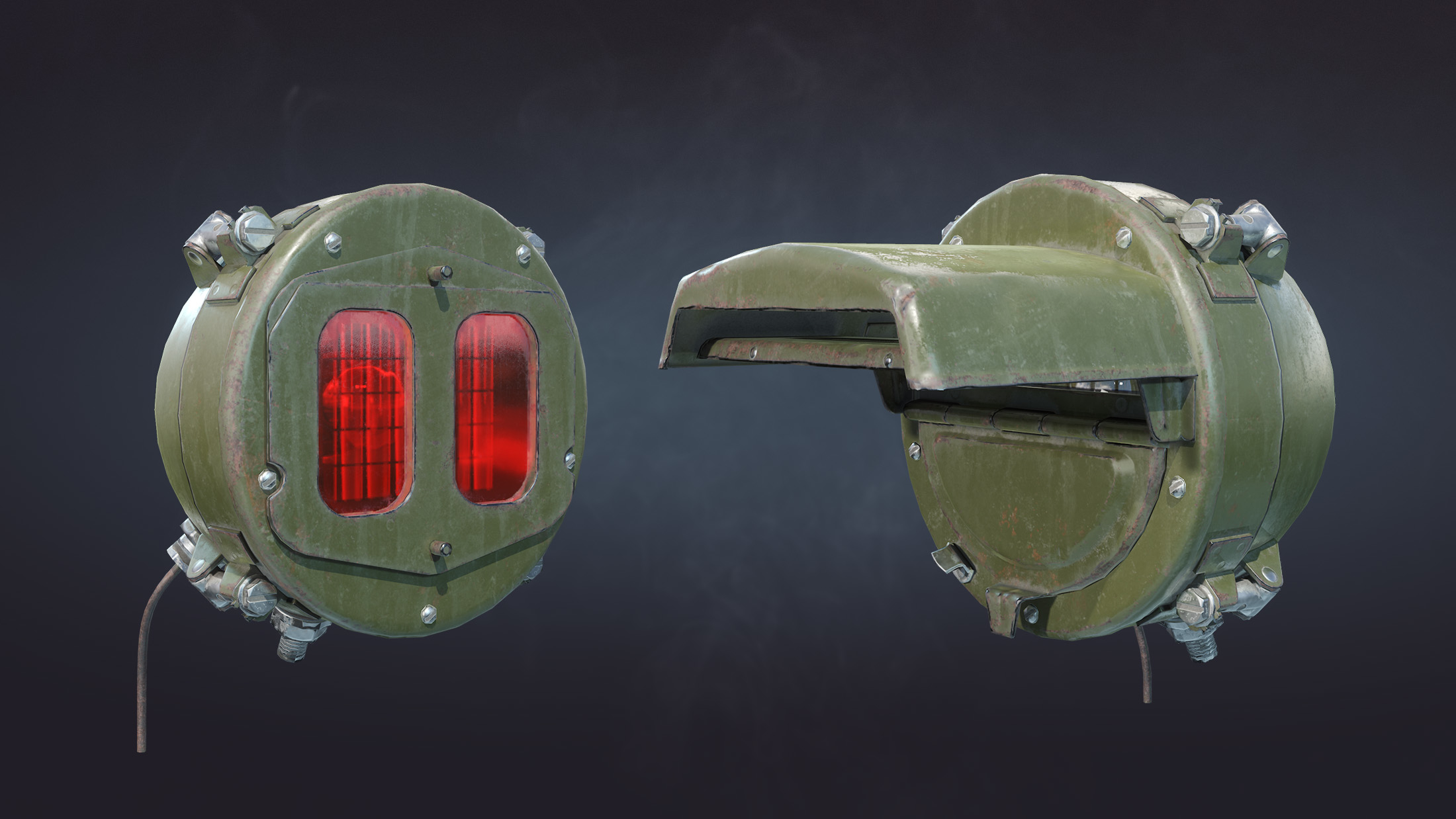 Ready headlight tank fg-127 3D model - TurboSquid 1620028