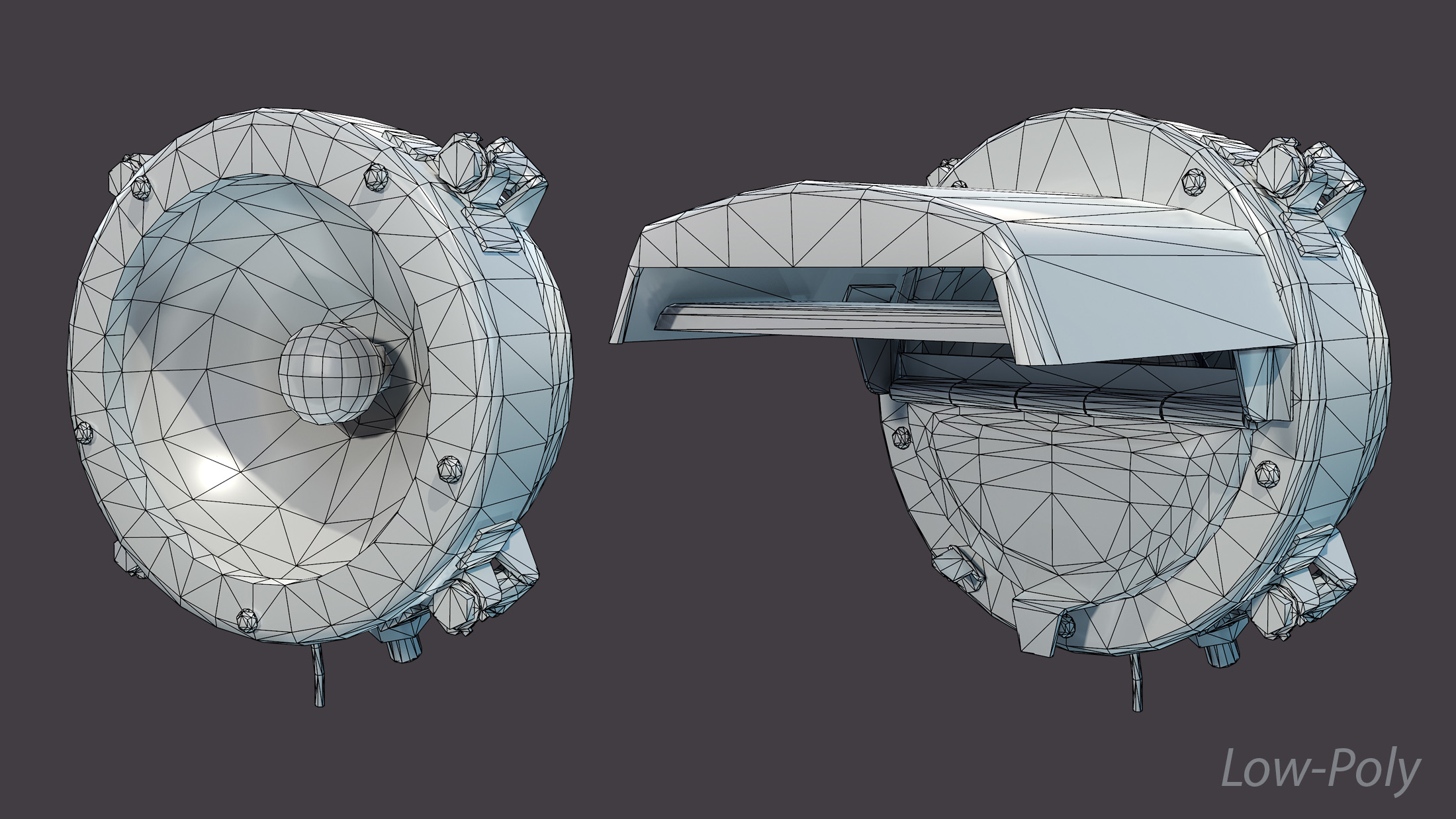 Ready headlight tank fg-127 3D model - TurboSquid 1620028