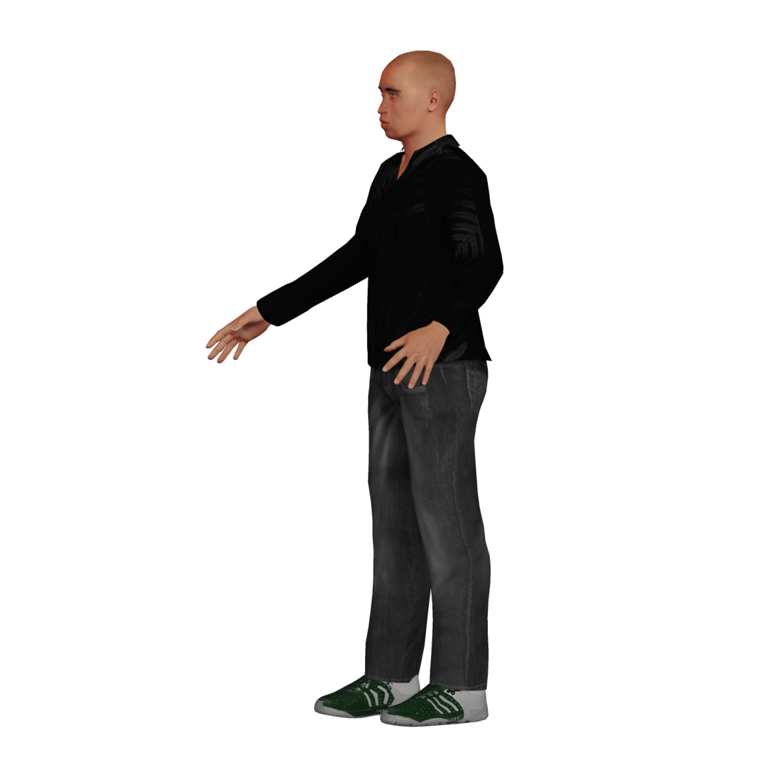 Adult white guy character 3D - TurboSquid 1620097