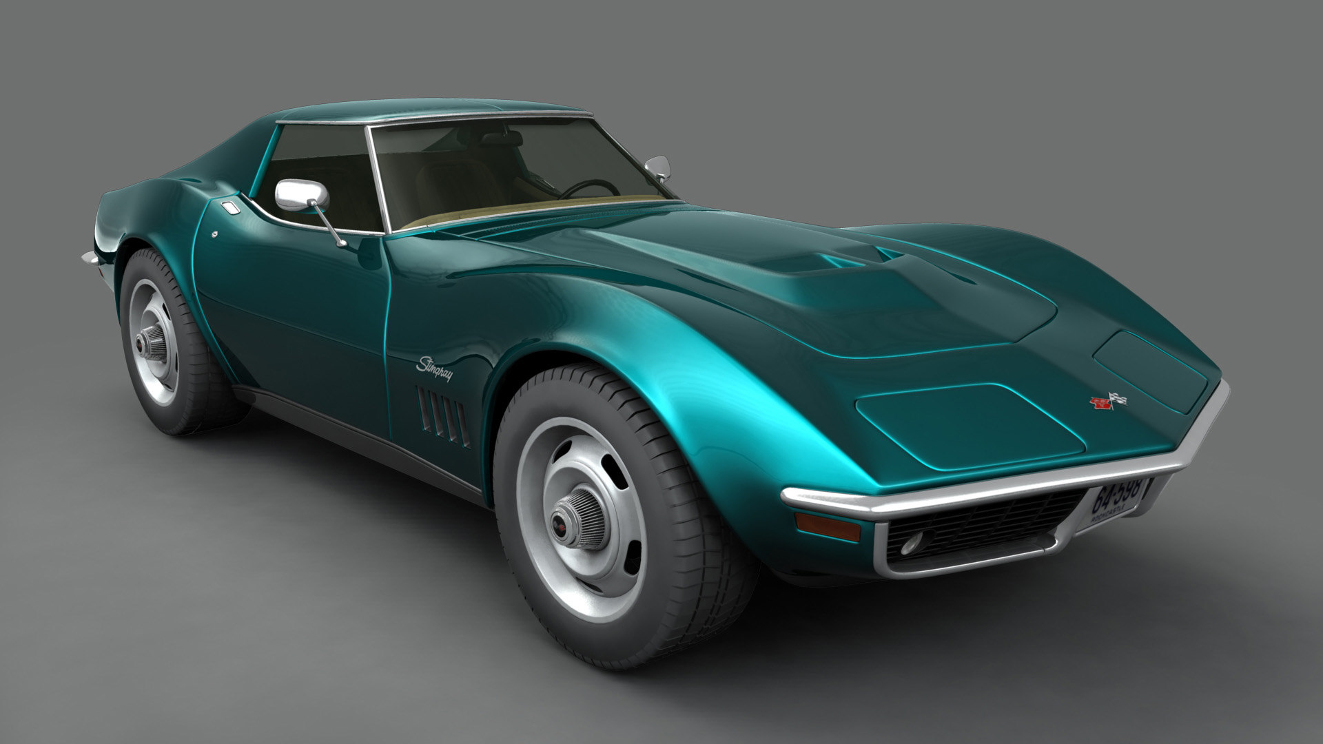 Chevrolet corvette 3D model - TurboSquid 1620116