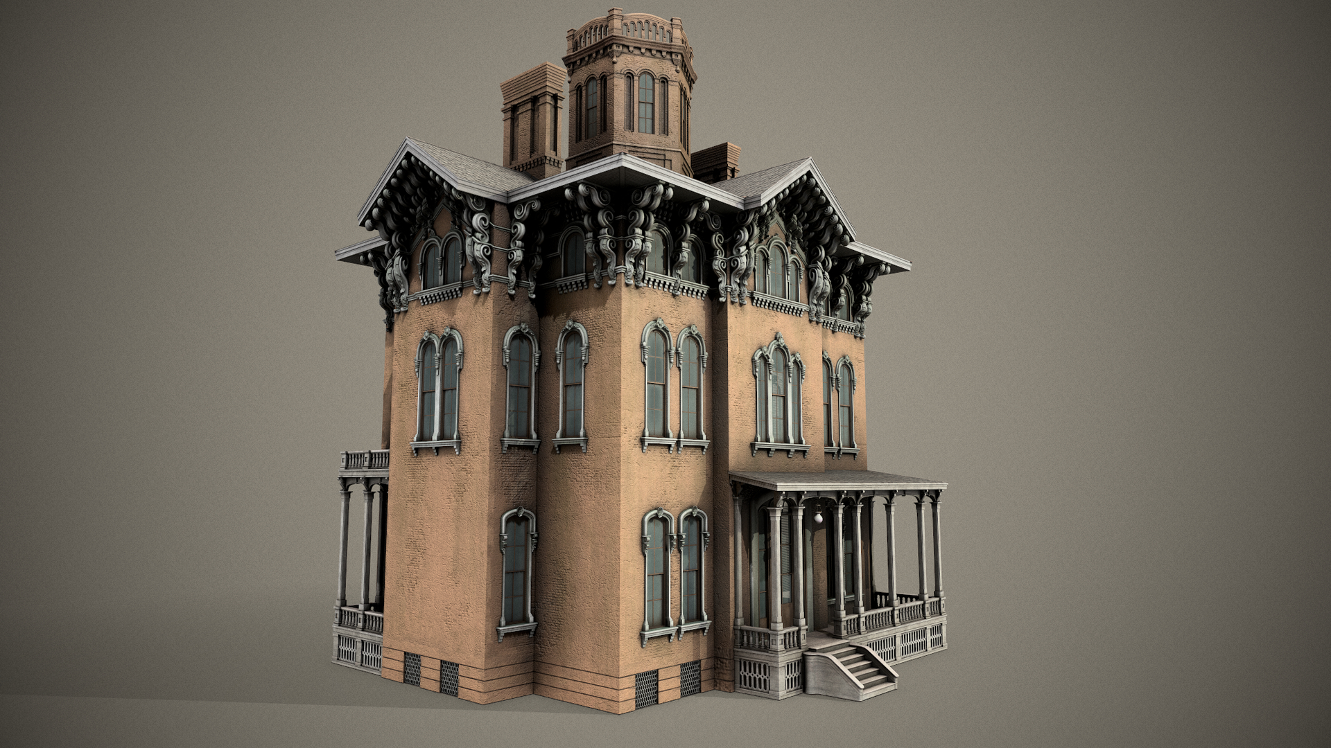 3d victorian house