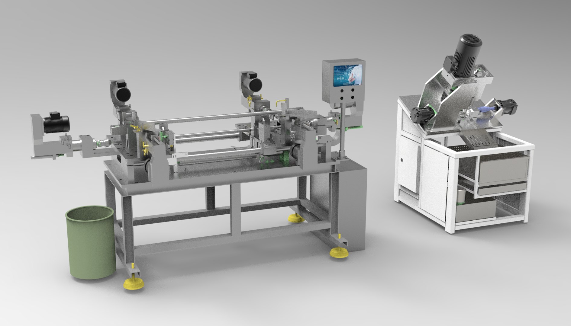 Product drilling chamfering machine 3D - TurboSquid 1620252