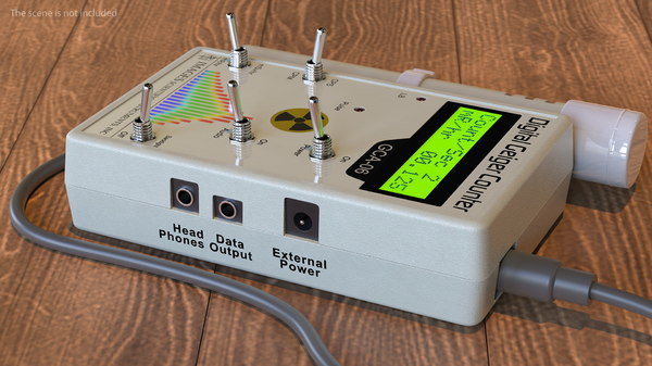 Old new geiger counters model - TurboSquid 1620570