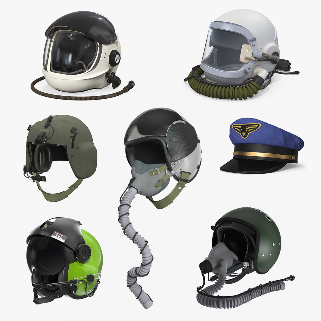 3D pilot hats 4 - TurboSquid 1620622