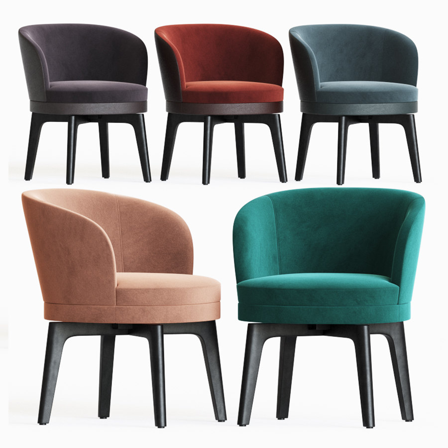 modelo 3d Fendi Casa Doyle Dining Chair - TurboSquid 1620455