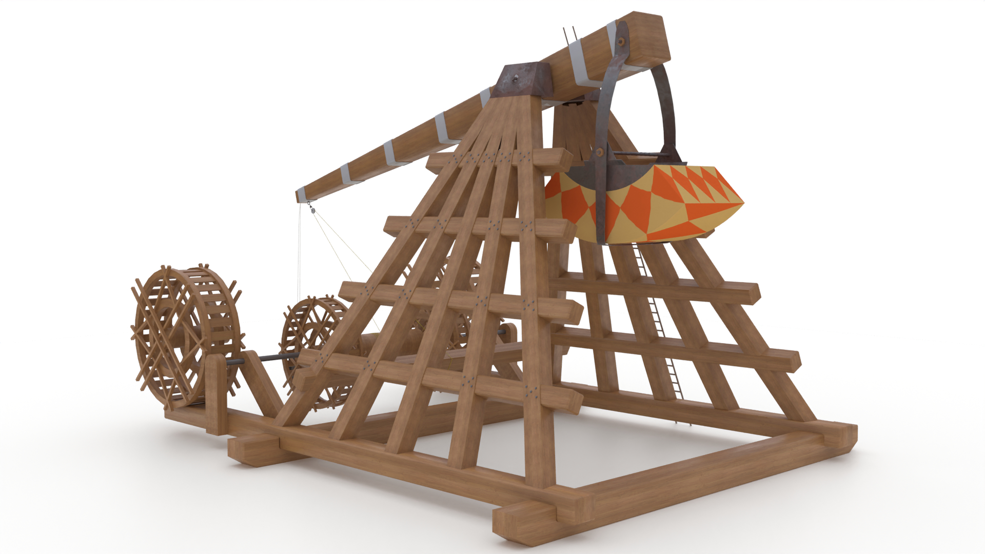 3D catapult weapons model - TurboSquid 1620551