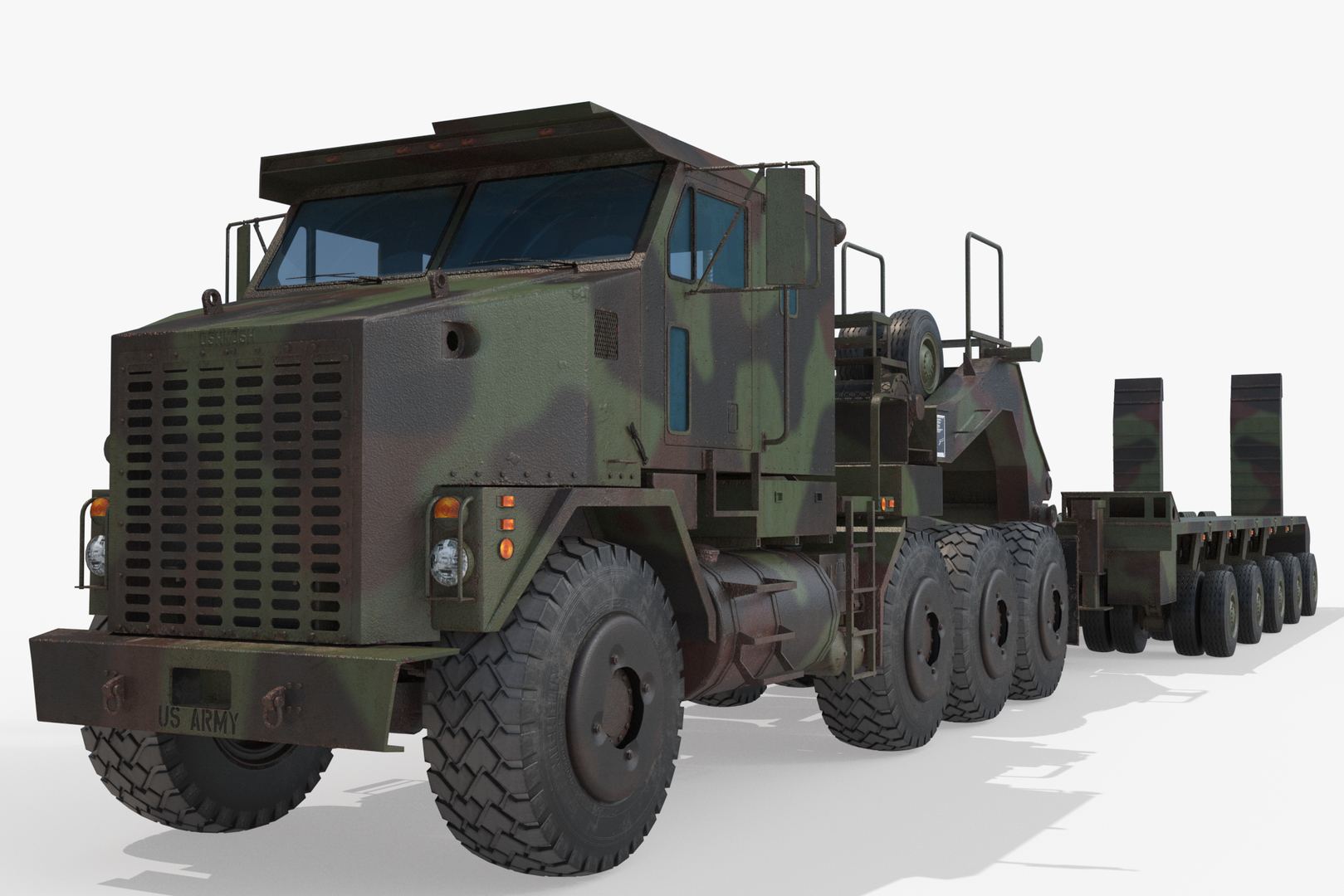 3D model oshkosh m1070 truck m1000 - TurboSquid 1621677