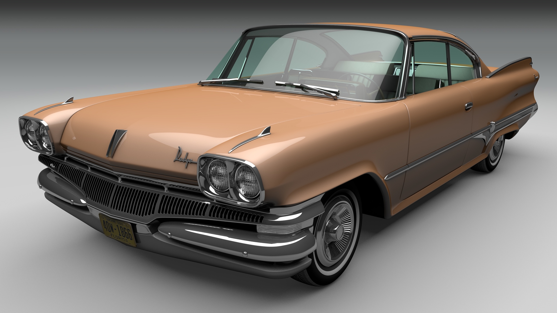 3D phoenix coupe dodge - TurboSquid 1596480