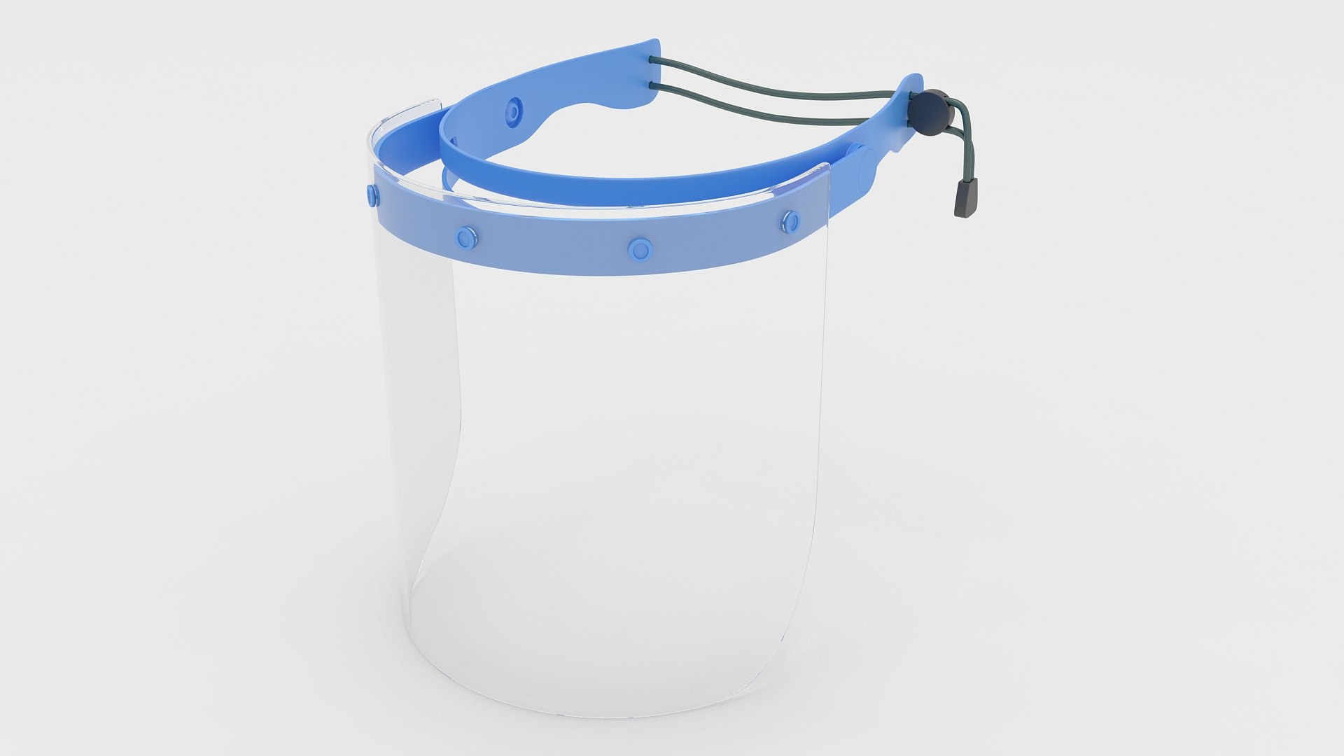 3D face shield model - TurboSquid 1621810
