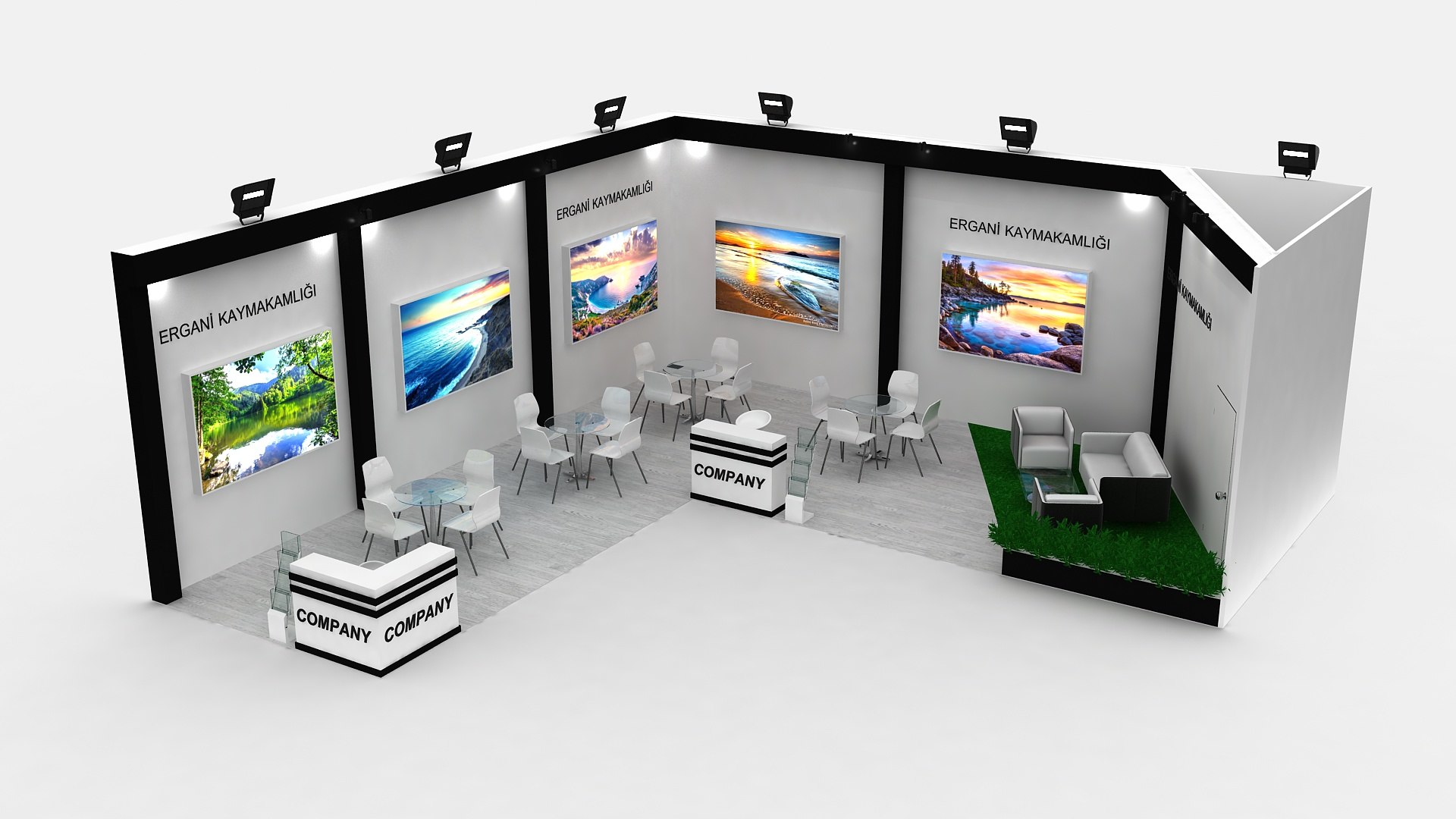 Booth exhibit expo model - TurboSquid 1621354