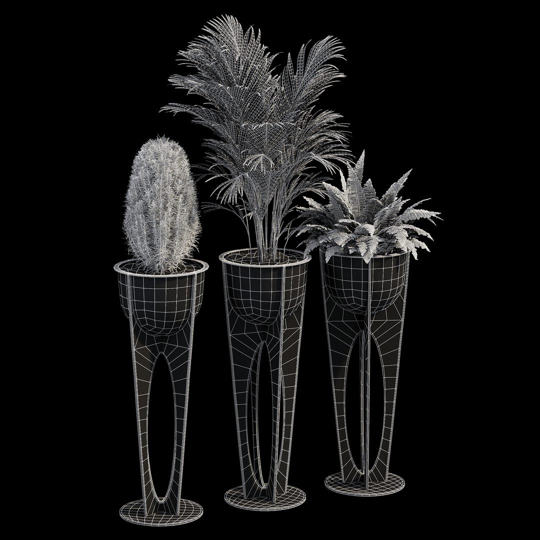 Vase flower studio model - TurboSquid 1621335