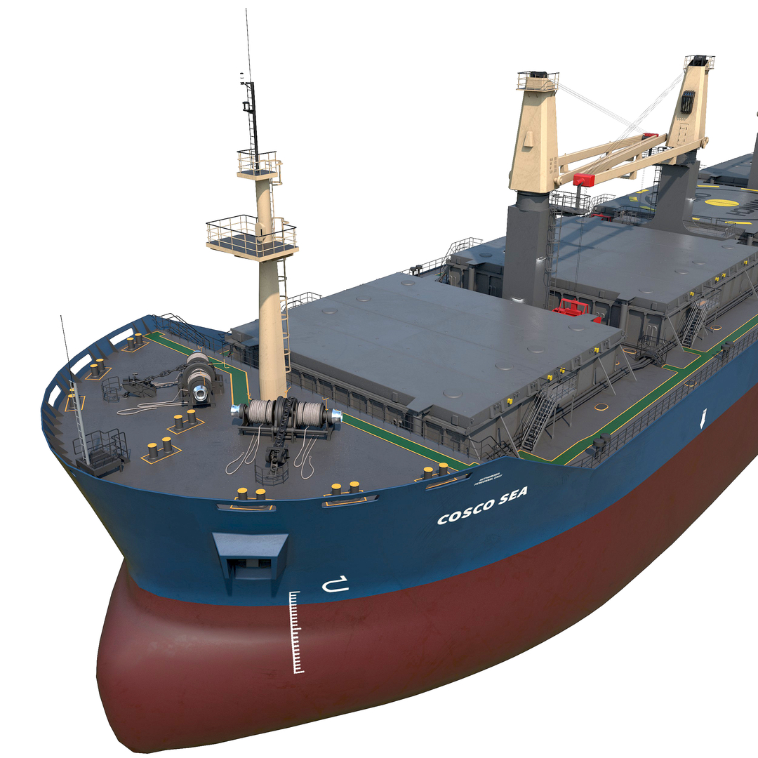 Bulk carrier 3D model - TurboSquid 1621350