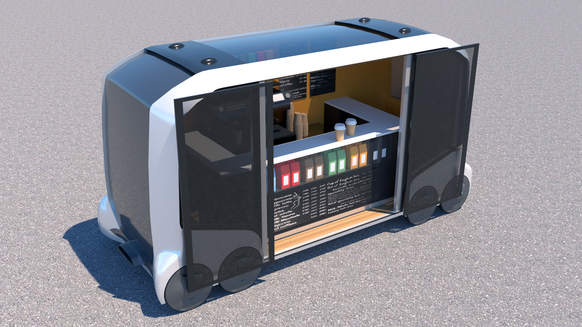 Toyota e-palette 3D - TurboSquid 1621349