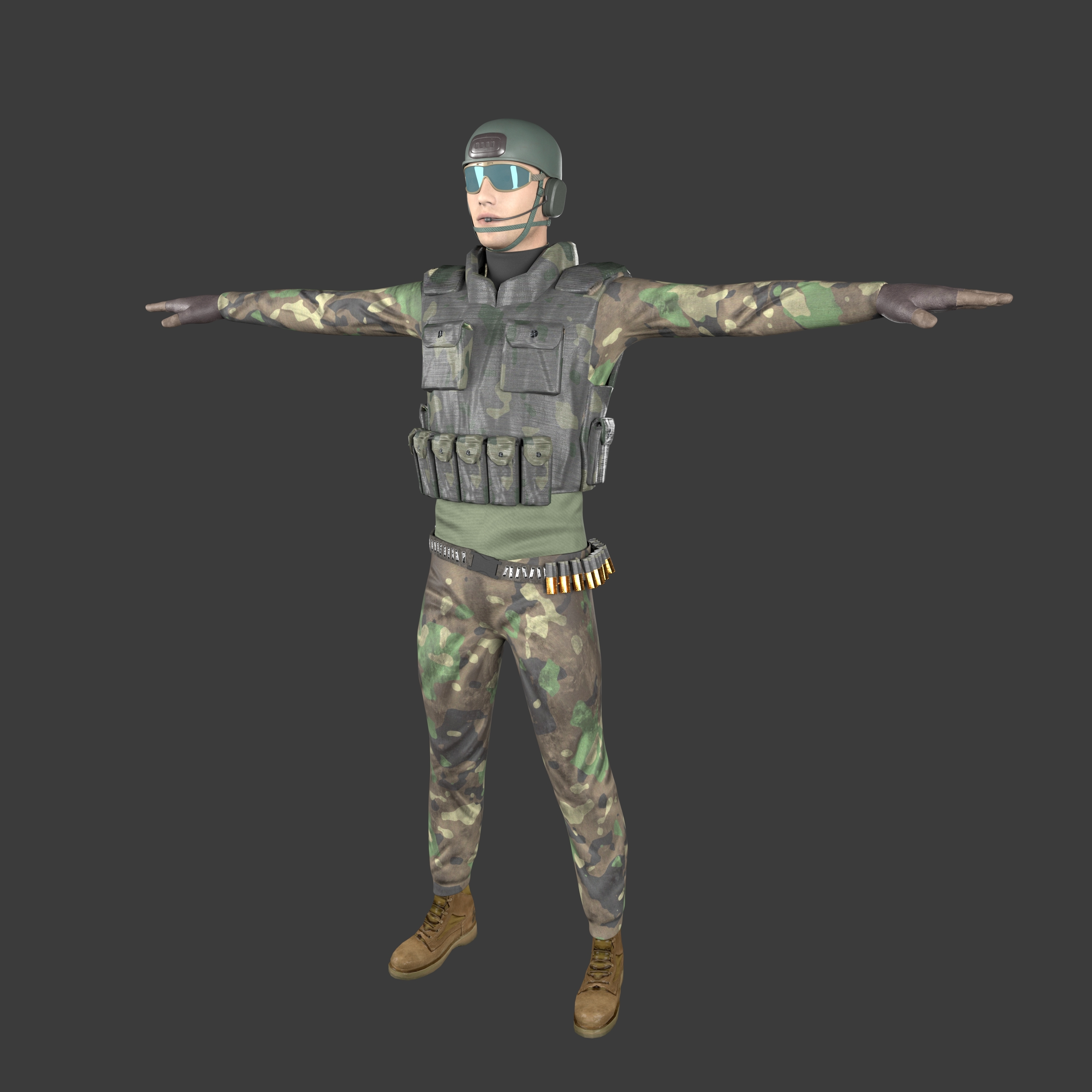 3D soldier model - TurboSquid 1621439