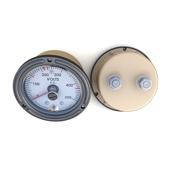 Analog voltmeters ammeters mega 3D model - TurboSquid 1621507