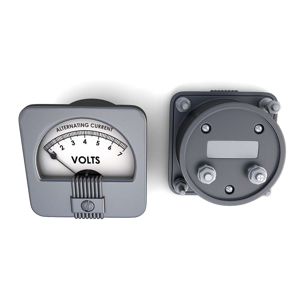 Analog voltmeters ammeters mega 3D model - TurboSquid 1621507