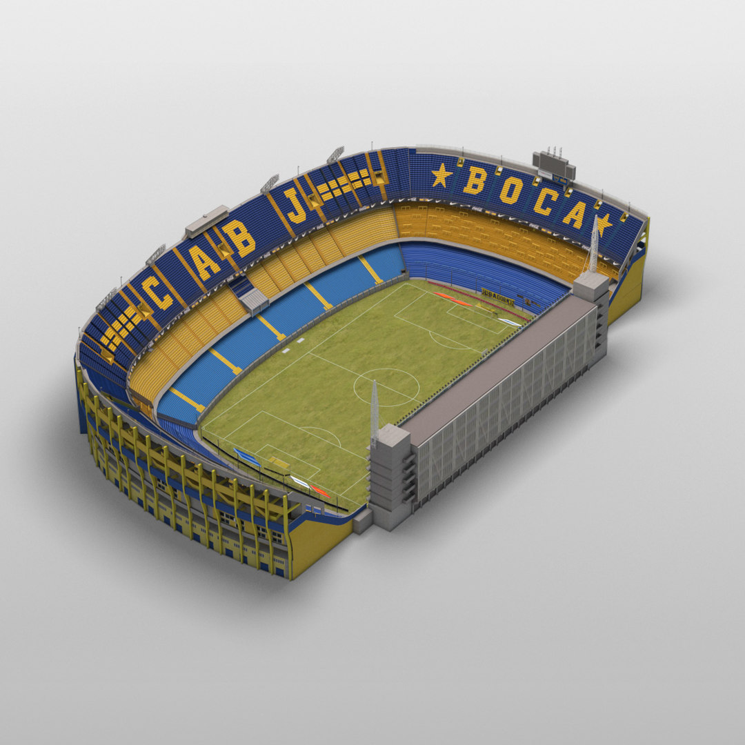 Boca Juniors Stadion 3D-Modell - TurboSquid 1225836