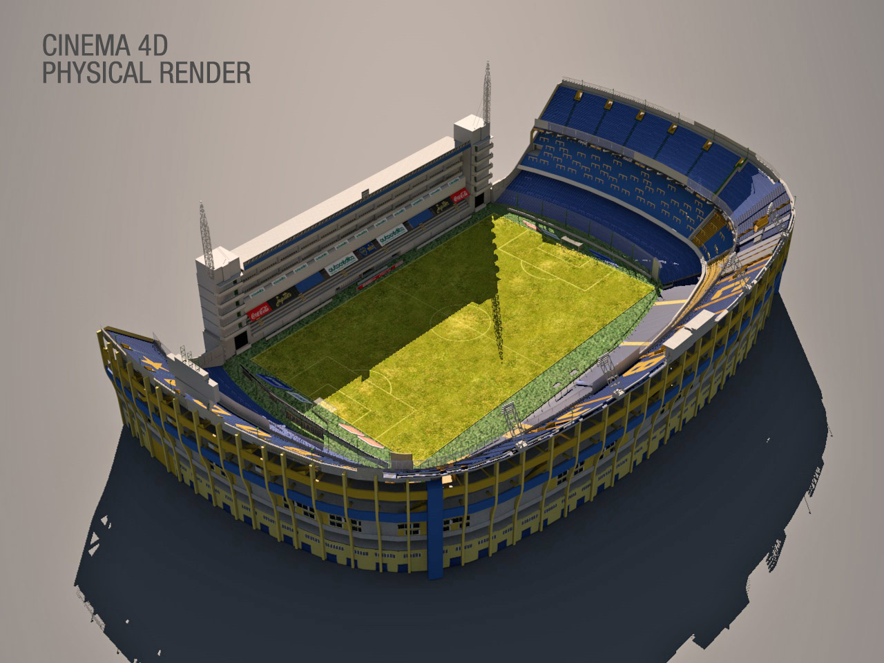 modelo 3d Estadio Boca Juniors - TurboSquid 1225836