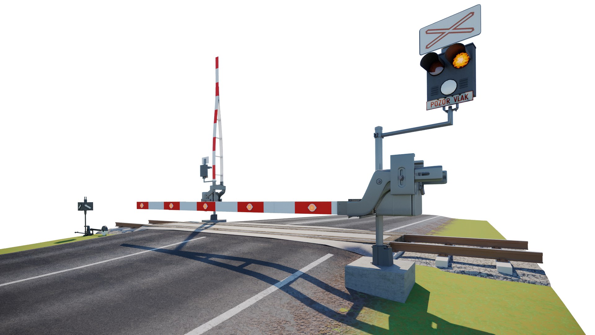 3D railroad model - TurboSquid 1621966