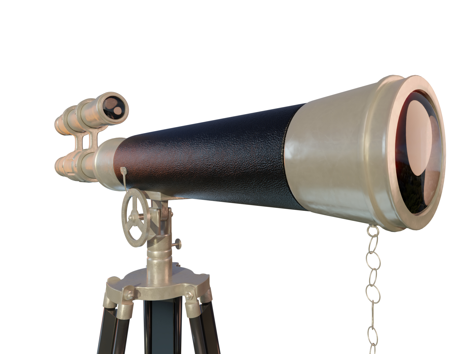 Telescópio Antigo Modelo 3D - TurboSquid 1622104