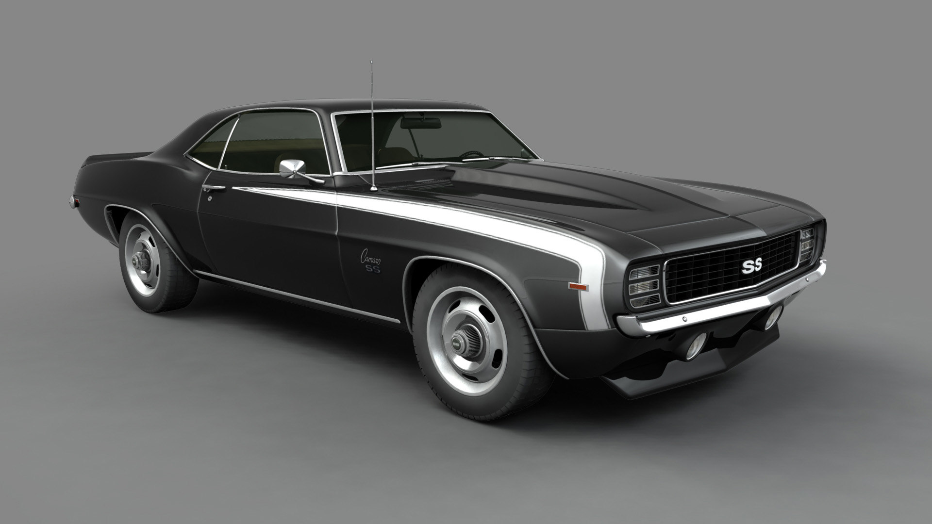 3D chevrolet camaro ss 1969 model - TurboSquid 1622135