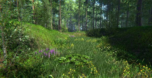 3D package trees forest environments model - TurboSquid 1622328