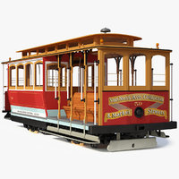 3d model cable car