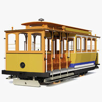 3d model cable car