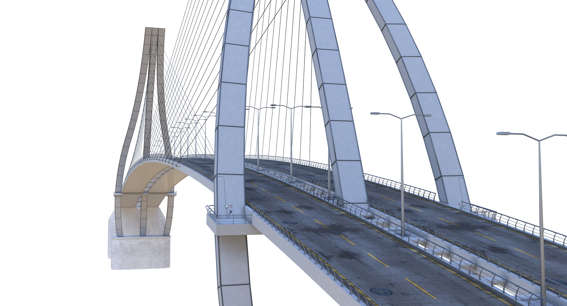 3D model city element scene bridge - TurboSquid 1622618