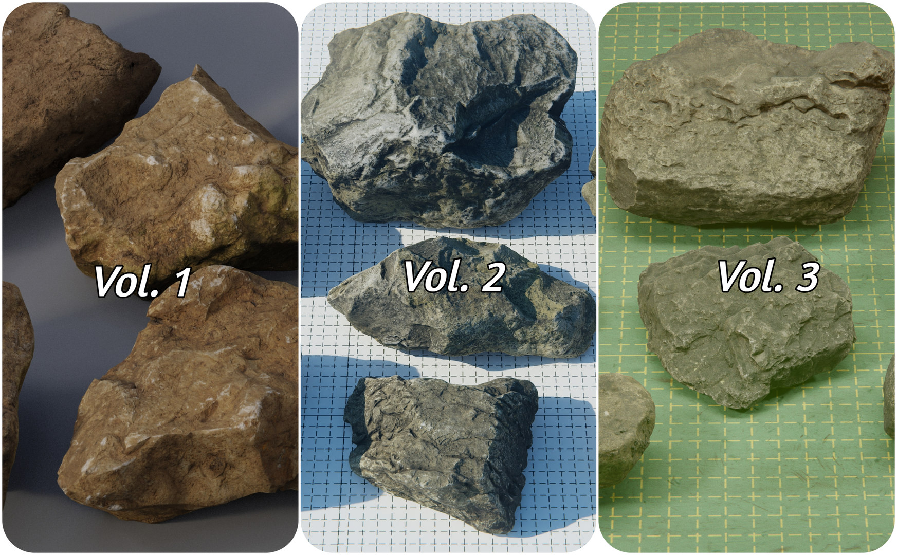 Free 3D rocks materials model - TurboSquid 1595174