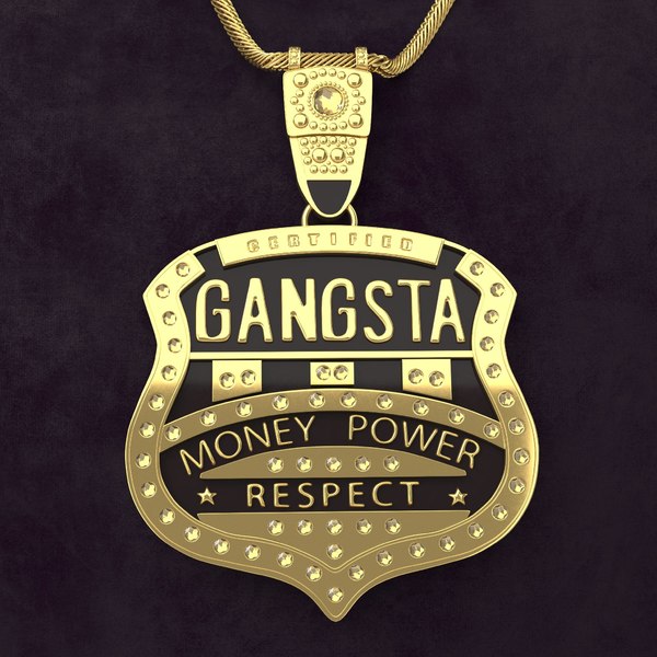 3D gangsta respect jewelry - TurboSquid 1622866