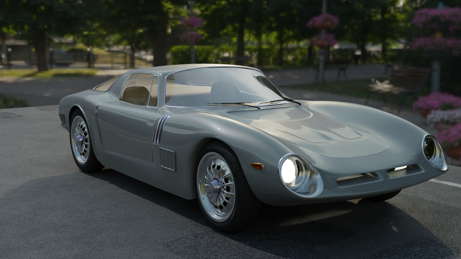 3D bizzarrini car - TurboSquid 1623857