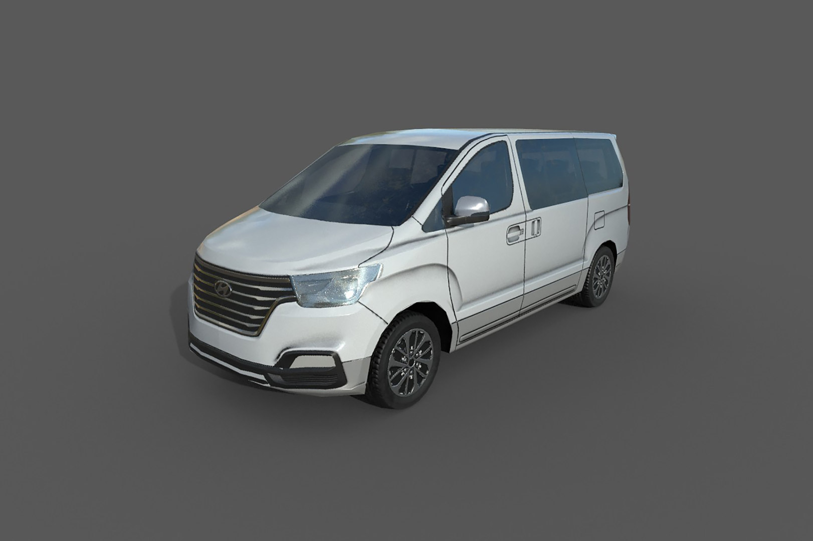 modèle 3D de Low Poly Car: Hyundai Grand Starex - TurboSquid 1623095