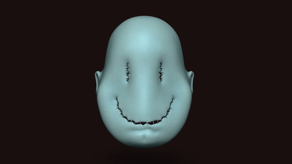 Creepy smiley terror halloween 3D model - TurboSquid 1623036