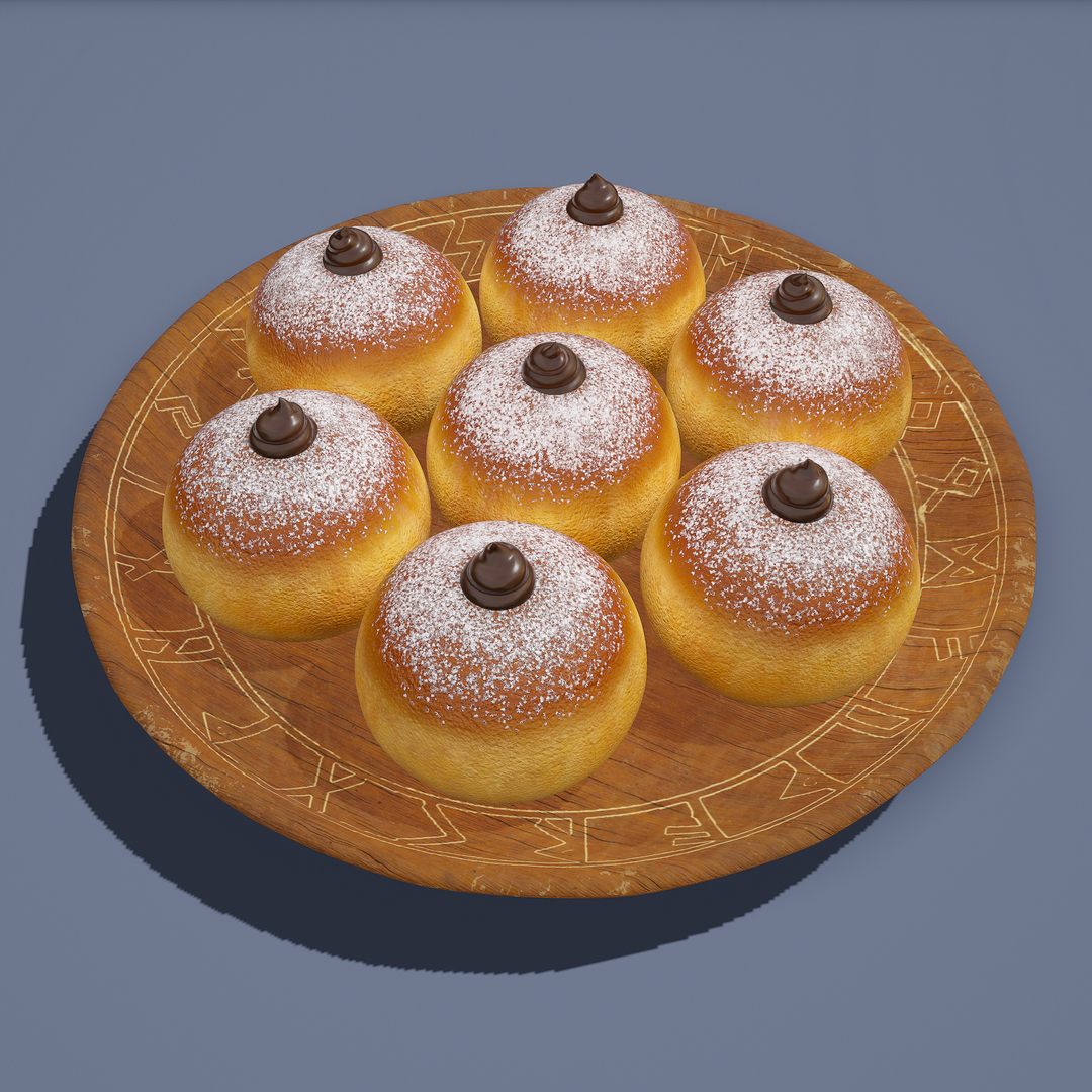 Medieval pastry 3D model - TurboSquid 1623188