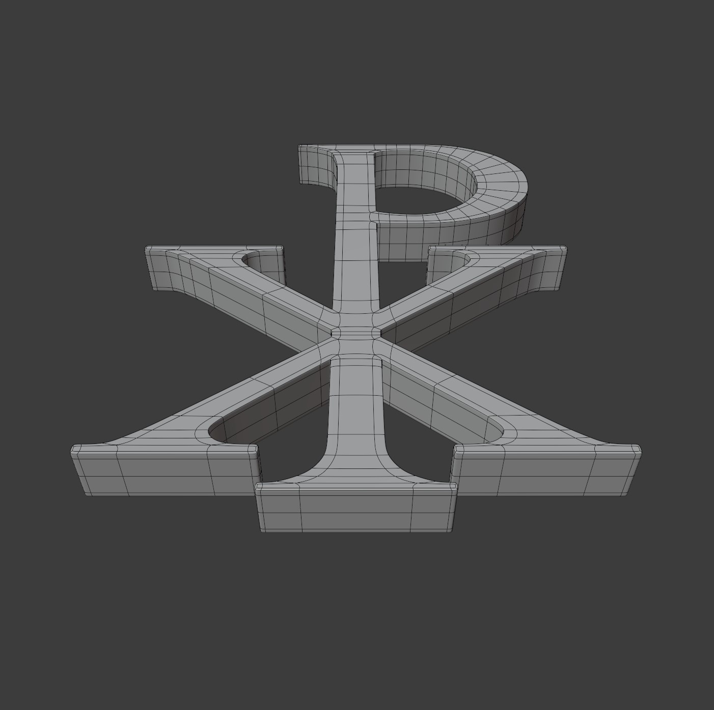 modelo 3d Símbolo de Chi Rho Labarum - TurboSquid 1623193