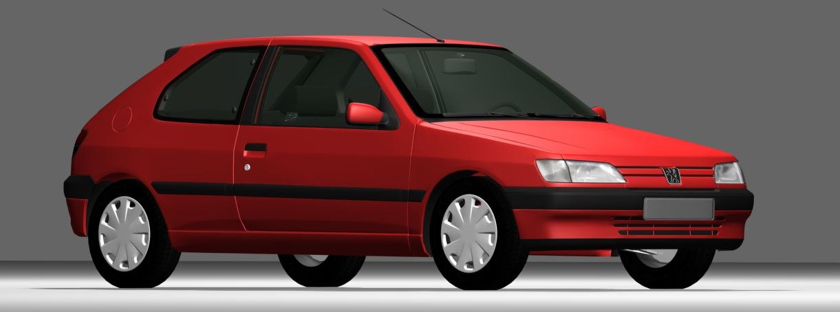 Peugeot 306 generation 1 3D - TurboSquid 1623223