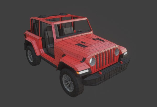 Modelo 3d Colección De 10 Modelos 3d De Coches Low Poly Turbosquid
