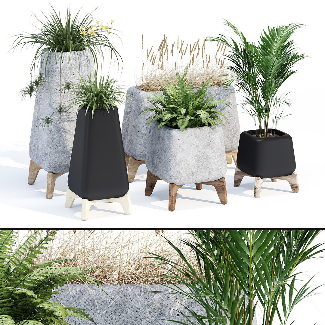 3D pot decorations model - TurboSquid 1623643