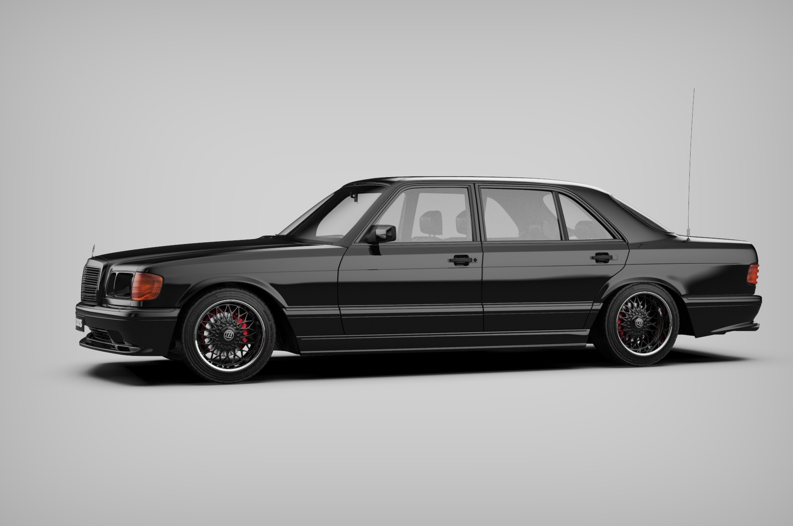 3D brabus mercedes-benz w126 - TurboSquid 1623780