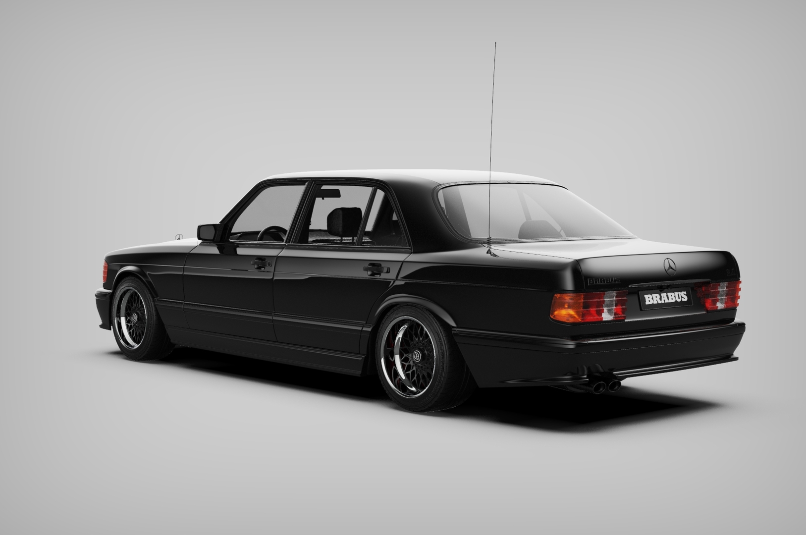 3D brabus mercedes-benz w126 - TurboSquid 1623780