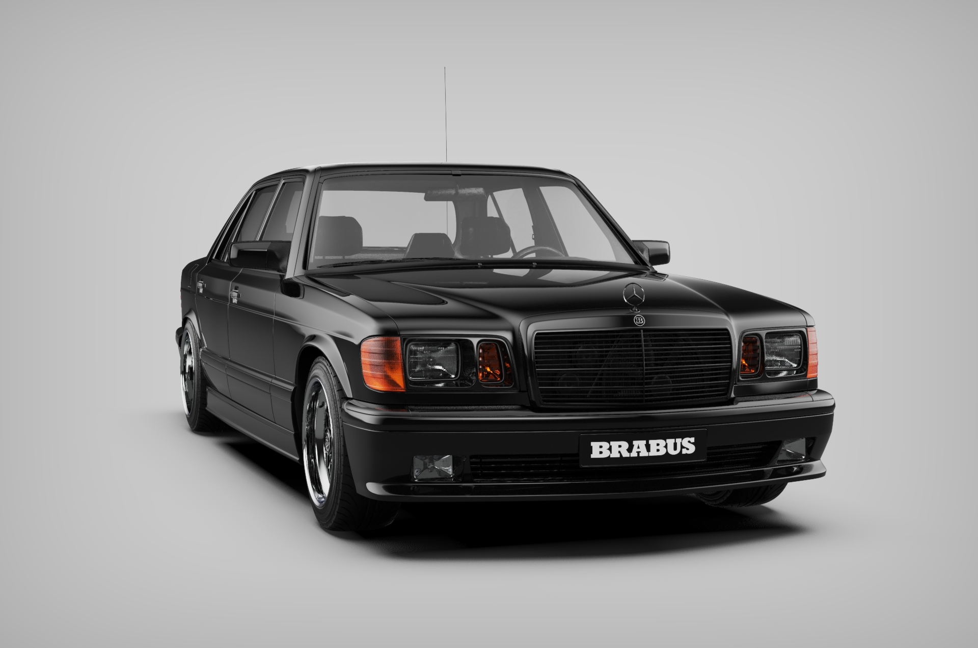 3D brabus mercedes-benz w126 - TurboSquid 1623780
