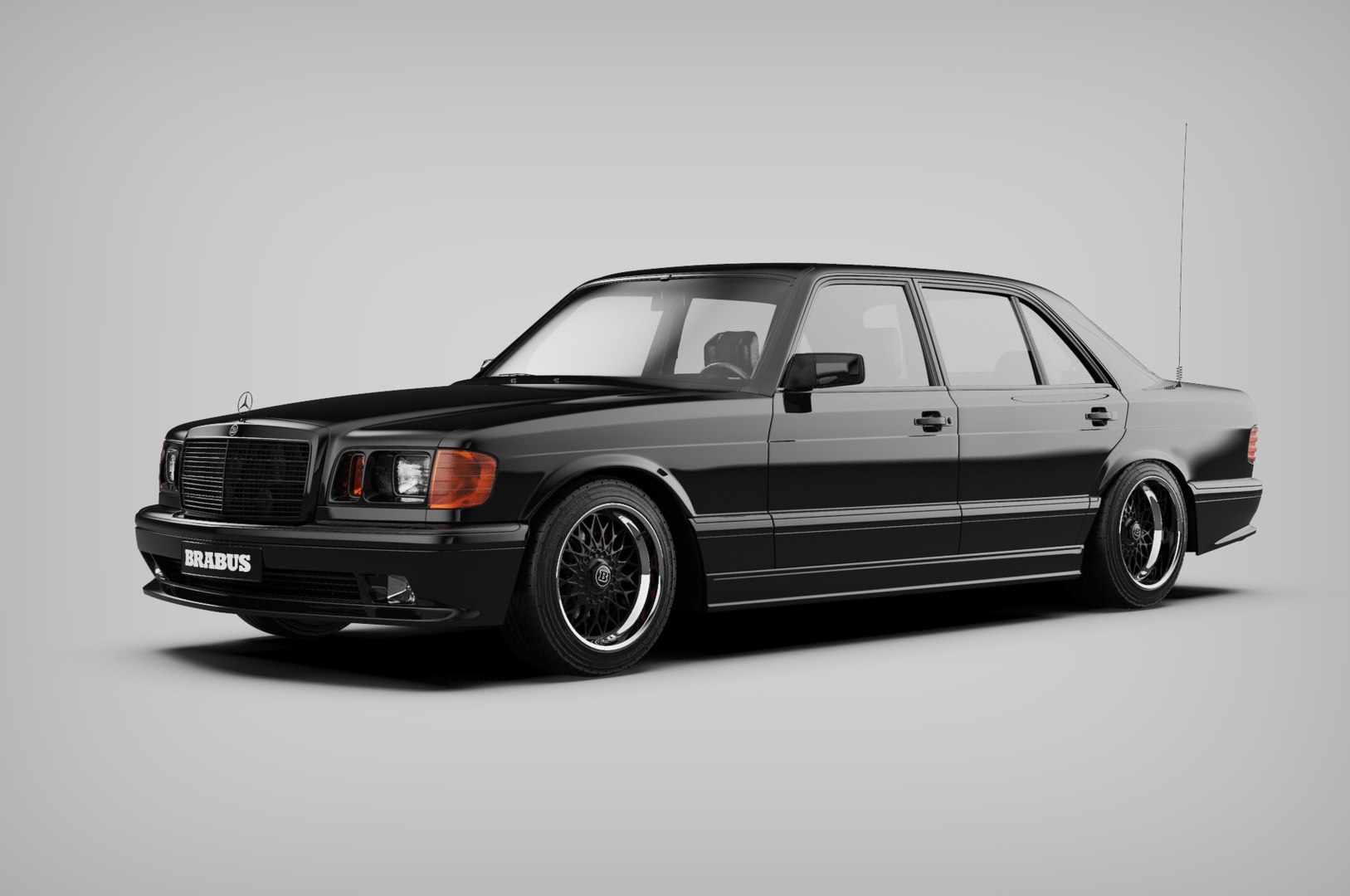 3D brabus mercedes-benz w126 - TurboSquid 1623780