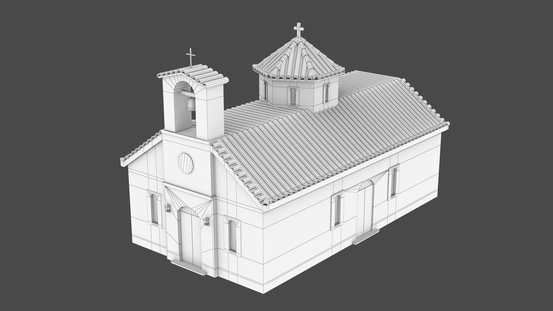 Orthodox church 3D model - TurboSquid 1624096
