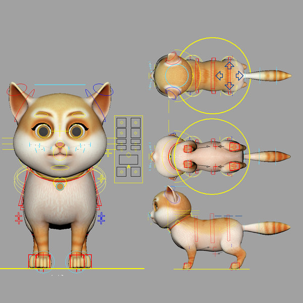 Cartoon Cat 3D Models for Download | TurboSquid