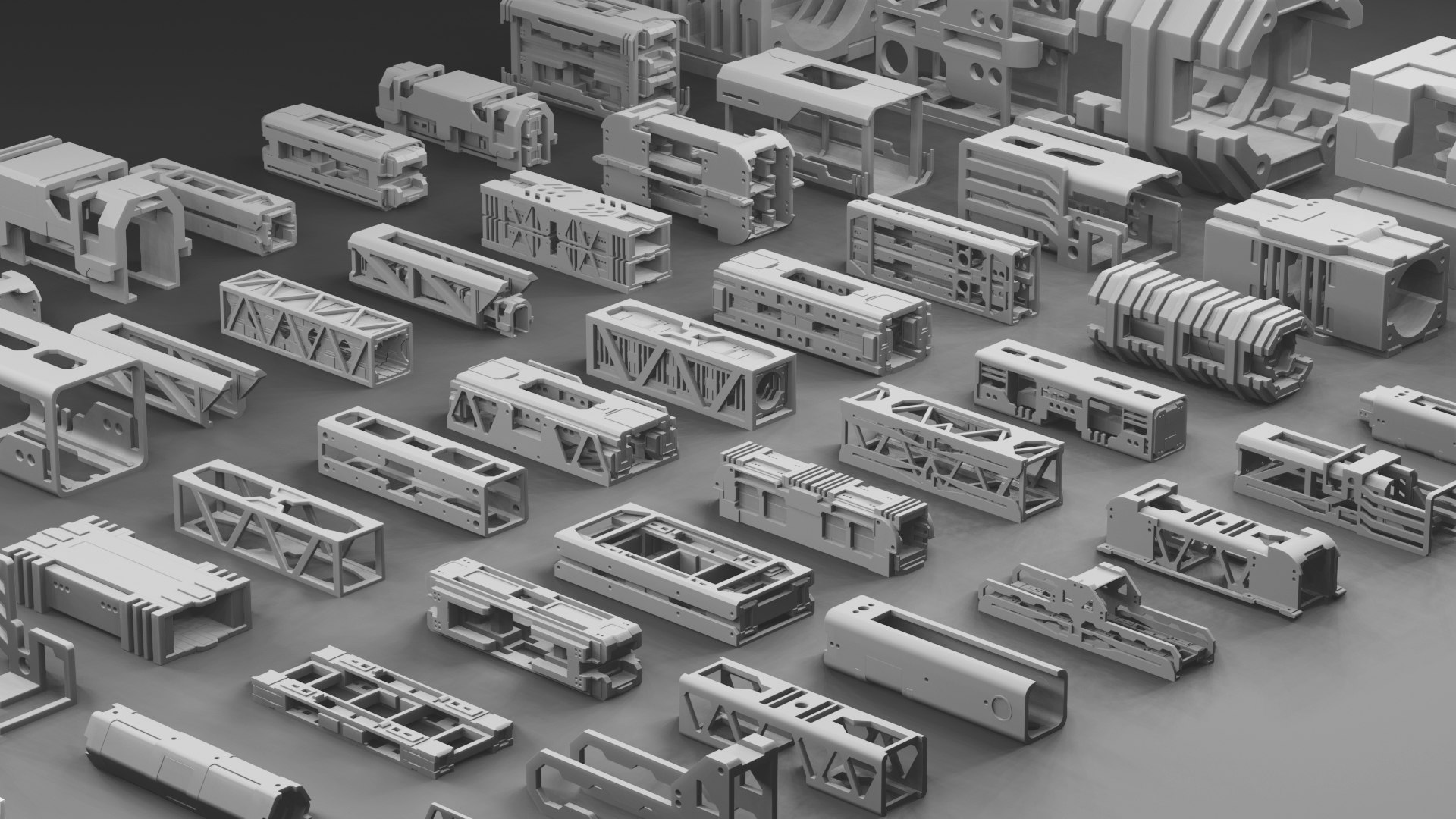 3D hard surface assets framing model - TurboSquid 1614124