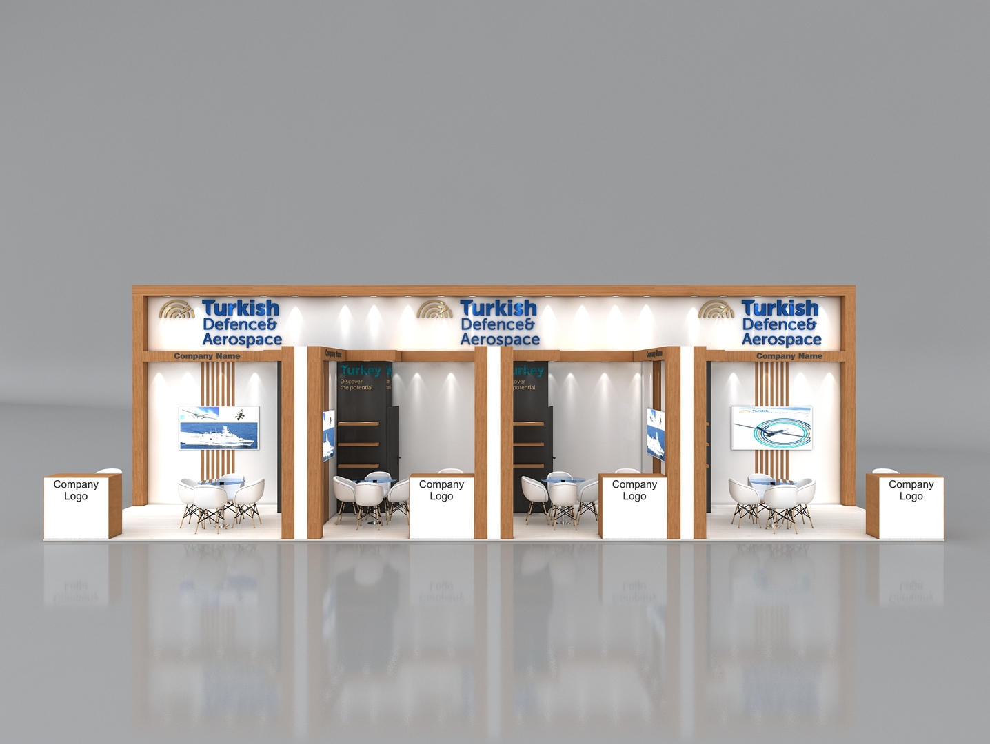 3D stall height 430 cm model - TurboSquid 1577623