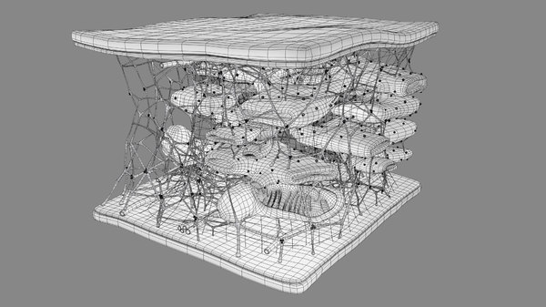 3D cytoskeleton cell - TurboSquid 1624164